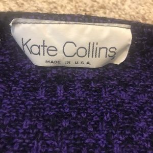 Kate Collins | Sweaters | Vintage Kate Collins Sweater Shirt Sleeve ...